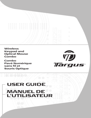 Targus Wireless Keypad and Optical Mouse Combo User Guide | Manualzz