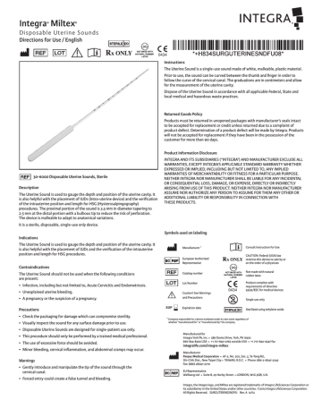 Integra® Miltex® | Manualzz