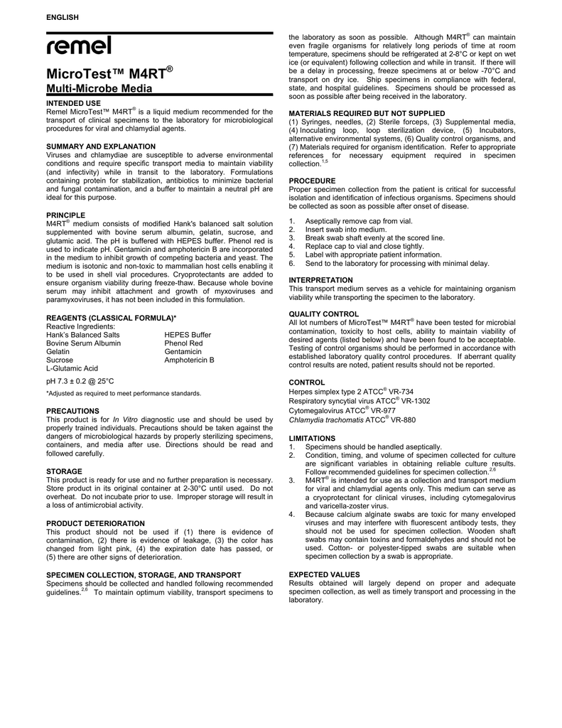 MicroTest™ M4RT - Thermo Scientific | Manualzz