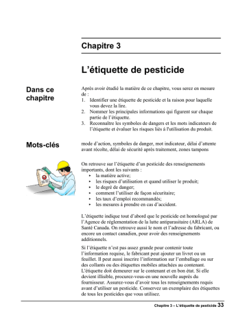 Guide de l'étiquette de pesticide | Manualzz