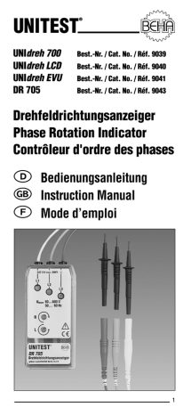 UNITEST® | Manualzz