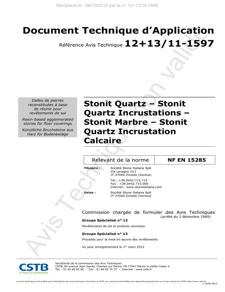 Nofix Avis Technique