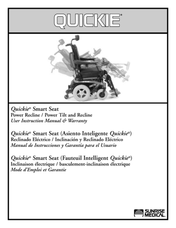 Quickie Smart Seat User Manual & Warranty | Manualzz