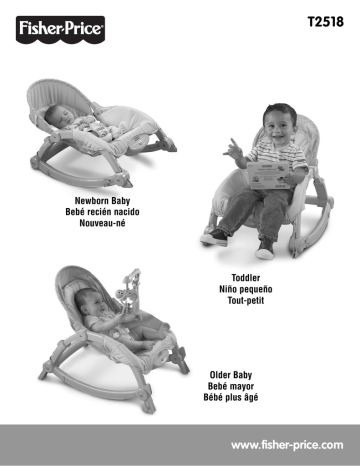 Fisher-Price Newborn-to-Toddler Portable Rocker, T2518 Manual de ...