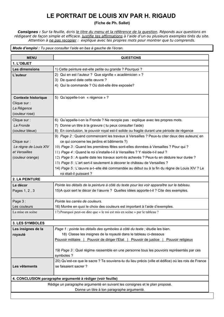 paragraphe argumenté exemple
