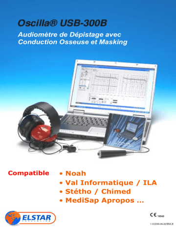 Audiomètre de Dépistage Oscilla USB-300B Manuel d'utilisation | Manualzz