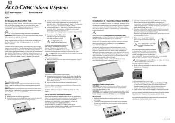 ACCU CHEK Inform II System | Manualzz