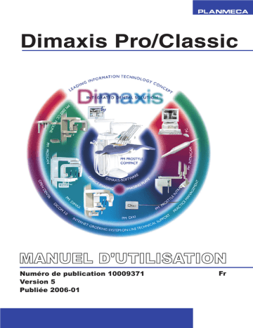 Planmeca Dimaxis Pro/Classic Manuel d'Utilisation | Manualzz