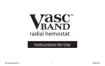 Vasc Band Hemostat Instructions for Use | Manualzz