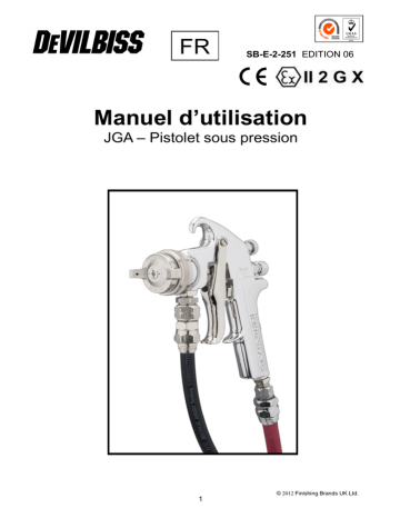 DeVilbiss JGA & JGHV Spray Gun Series Owner's Manual | Manualzz