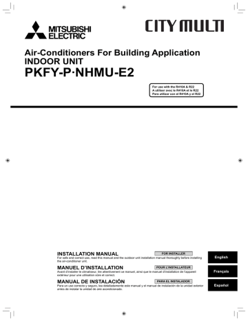 PKFY-P NHMU-E2 Installation Manual | Manualzz