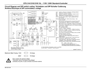 Controller DTS 31x1SL 115V, 230V and DTS 3141SL, 3161SL manual | Manualzz