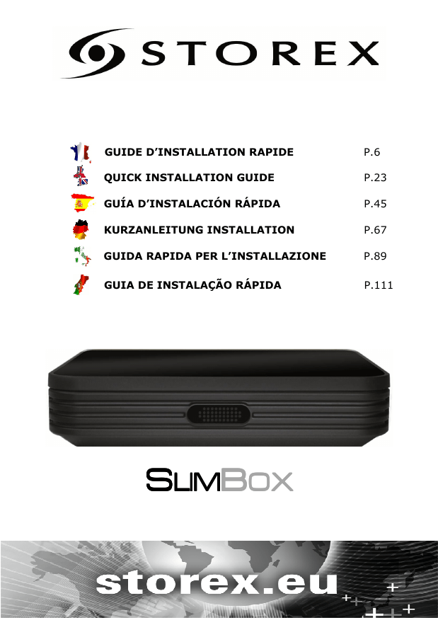 Storex SlimBox Quick Installation Guide | Manualzz