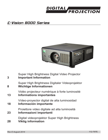 E-Vision 8000 Series | Manualzz