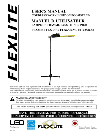 Flexlite FLX6SB User manual | Manualzz