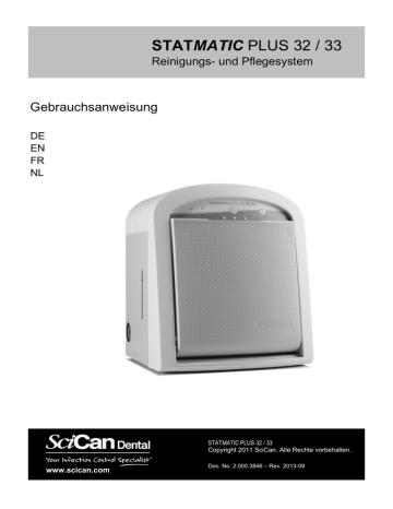 Cleaning and care system STATMATIC PLUS 32 / 33 User manual | Manualzz