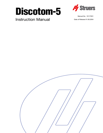 Discotom 5 Instruction Manual | Manualzz