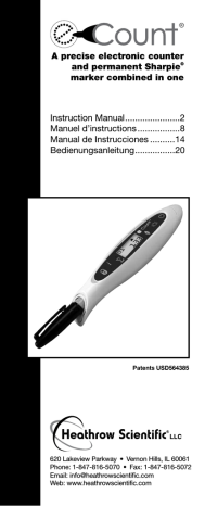 Colony Counter eCount Instruction Manual | Manualzz