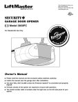 Chamberlain 41db002-2 Owner's Manual - Belt Drive Garage Door Opener ...