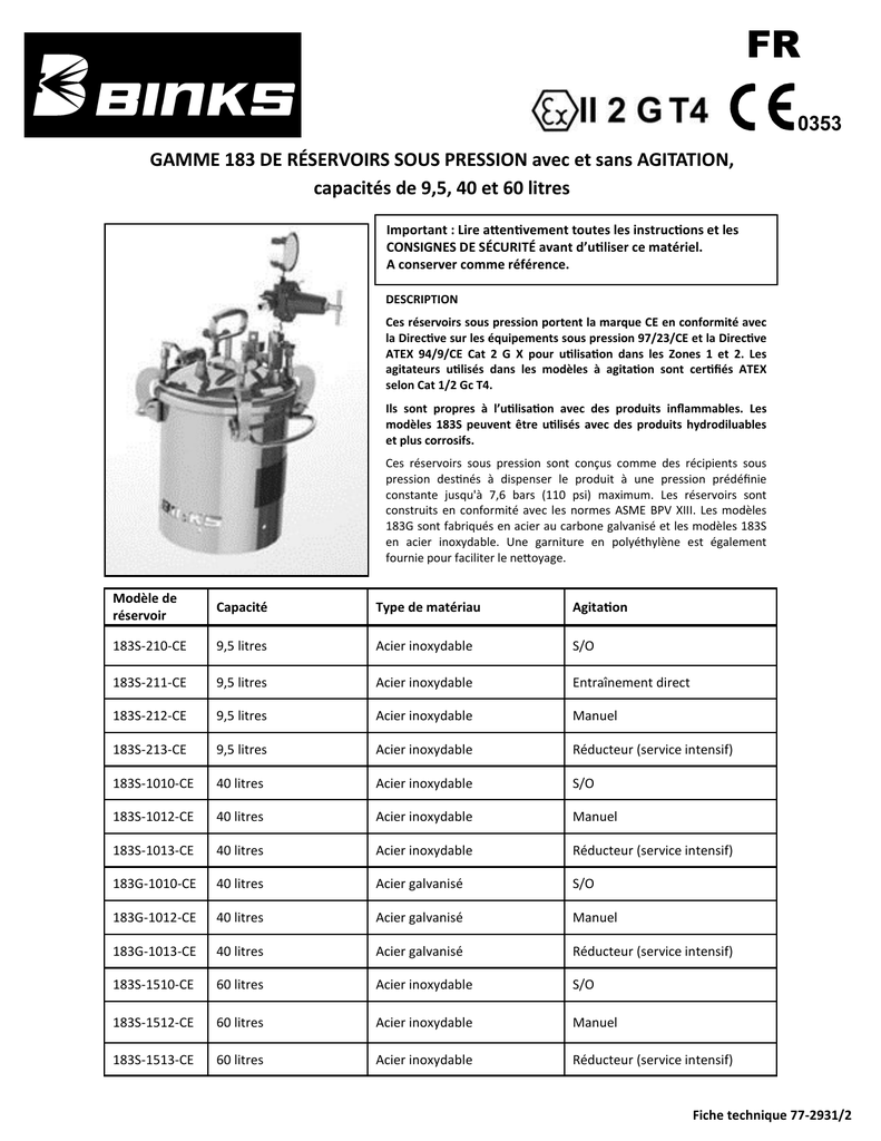 vue eclatee compresseur d'air