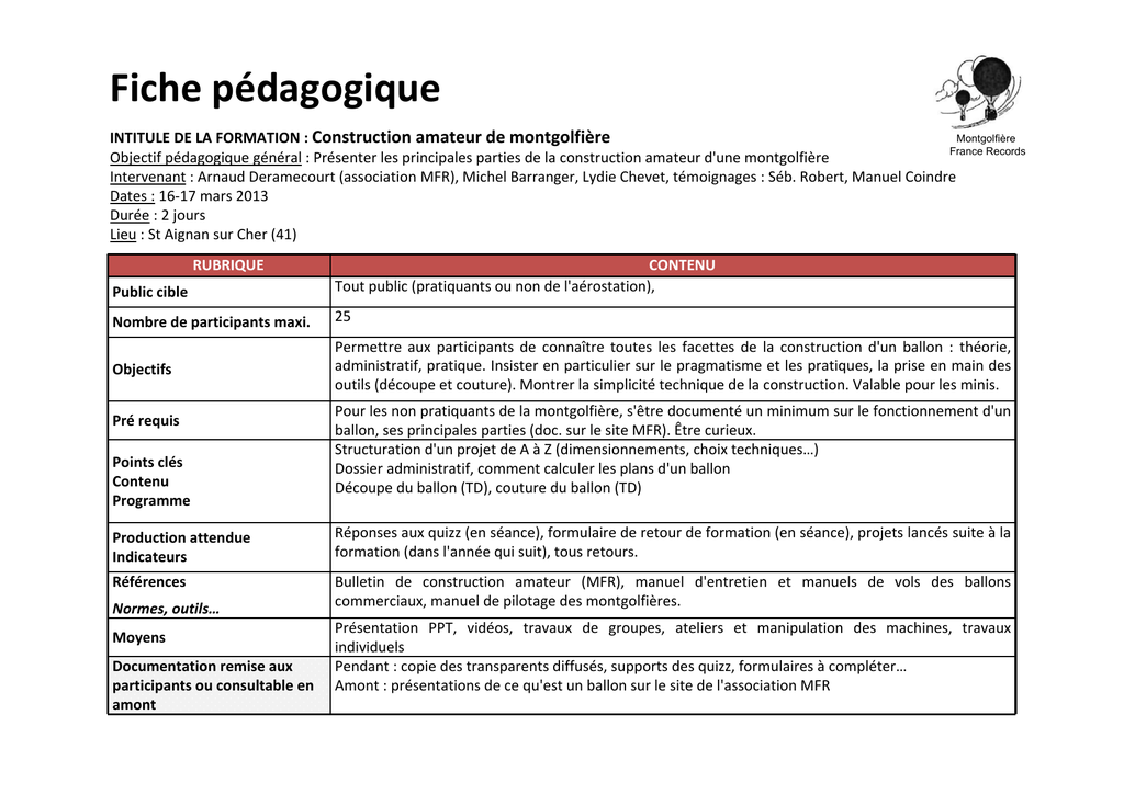 fiches pédagogiques de français 3as pdf