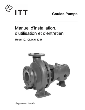ITT Goulds Pumps IC Mode d'emploi | Manualzz