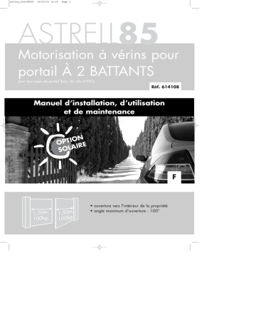 Jardin, terrasse Portails de jardin Automatisme Motorisation de Portail ...