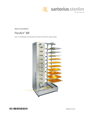 Manuel d'installation FlexAct MF, Combics Pro, IS 64EDE-H, IS 150IGG-H ...