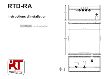 Instructions d'installation RTD-RA - Interface de surveillance et de ...