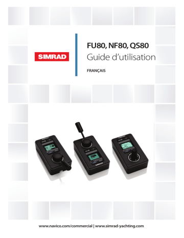 Simrad FU80, NF80 and QS80 Mode d'emploi | Manualzz