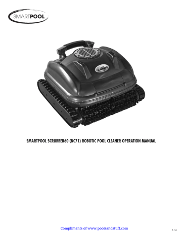 Smartpool SCRUBBER60 Operation Manual | Manualzz
