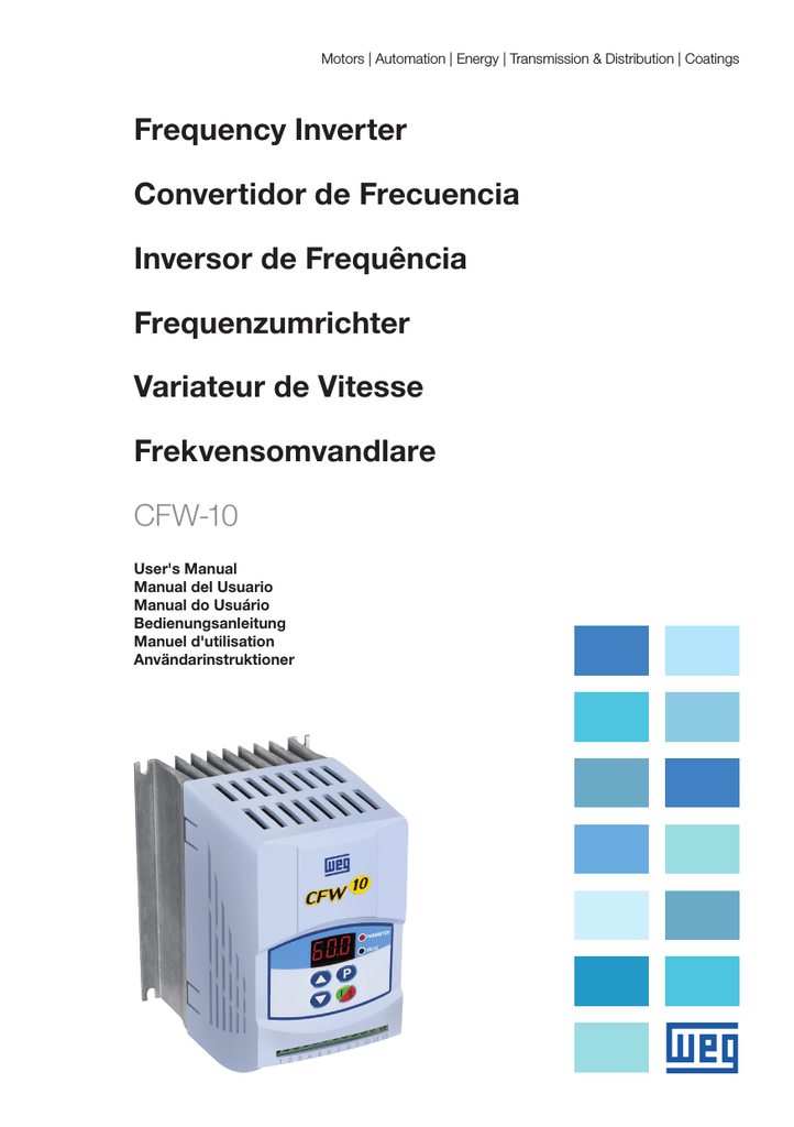 WEG CFW-10 Manual de usuario | Manualzz