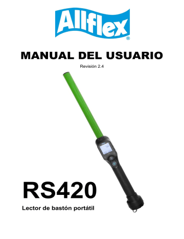 Lector de bastón portátil RS 420 - Manual del usuario | Manualzz