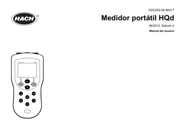 Medidor portátil HQd HQ40d, HQ30d, HQ14d y HQ11d Manual del usuario ...
