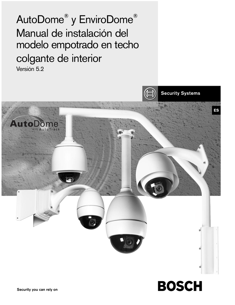 Bosch EnviroDome Installation manual | Manualzz