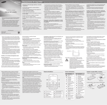 Teléfono móvil manual del usuario | Manualzz