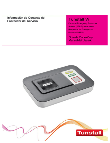 Tunstall Vi PERS/SREP Manual del usuario | Manualzz