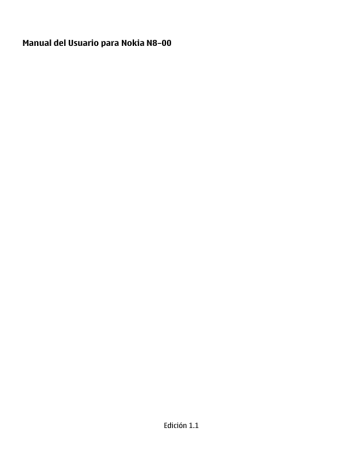 Manual del Usuario teléfono móvil N8 00 | Manualzz