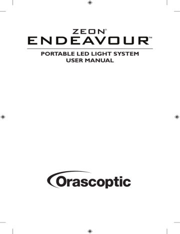 Orascoptic Zeon Endeavour Operating instructions | Manualzz