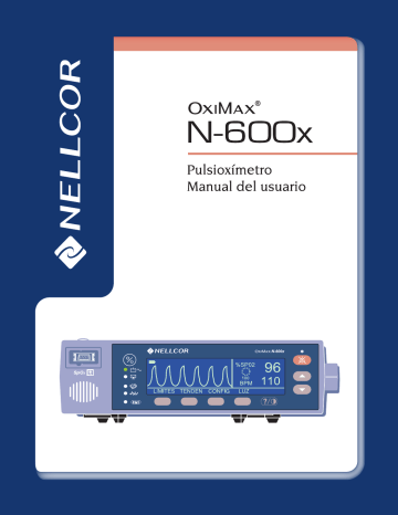 Pulsioxímetro Oximax N-600x Manual del usuario | Manualzz