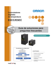 Omron E5CC - Manual, Solutions Guide, User's manual
