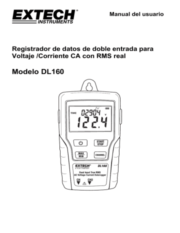 Extech Instruments DL160 Dual Input True RMS AC Voltage/Current ...