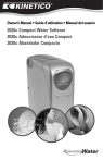 Kinetico 2020c Compact Water Softener Owner's Manual | Manualzz