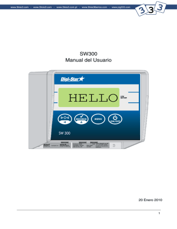 DIGI-STAR SW300 Manual de usuario | Manualzz