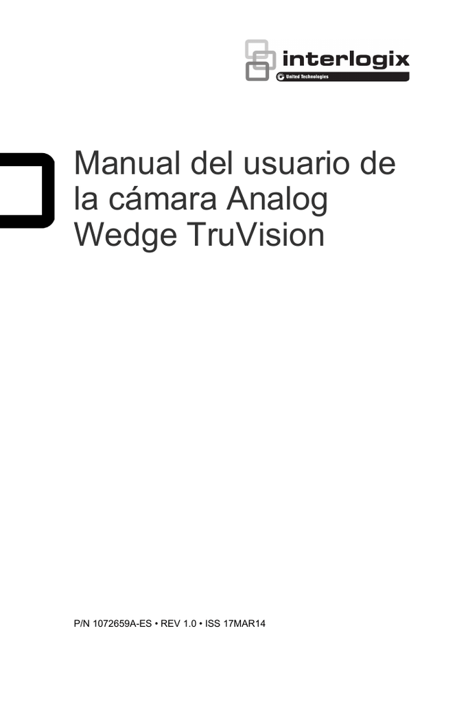 Interlogix TruVision TVW-4101 Manual de usuario | Manualzz