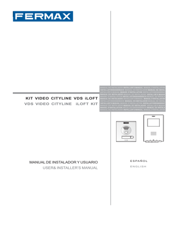 FERMAX VDS VIDEO CITYLINE iLOFT KIT User& Installer's Manual | Manualzz