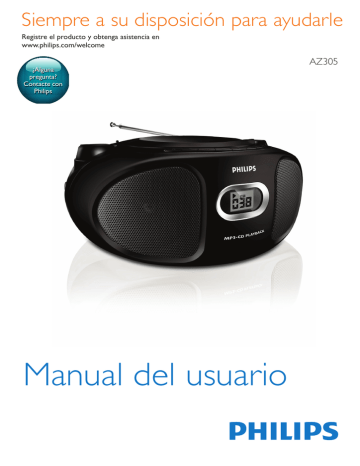 Manual del usuario Philips AZ305 | Manualzz