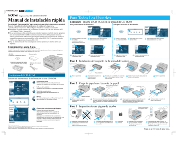 Brother HL-1230 Monochrome Laser Printer Quick Setup Guide | Manualzz