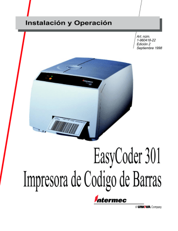 EasyCoder 301 Manual de Instalación y Operación | Manualzz
