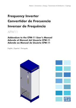 WEG CFW11 - User manual, User guide, Programming Manual